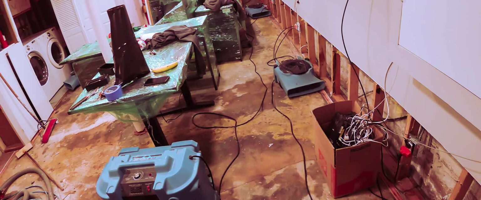 Flooded Basement Cleanup Services by SOS Mitigation